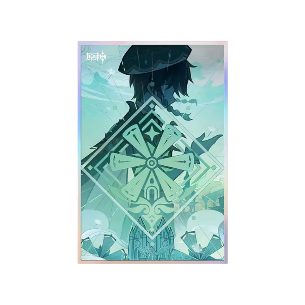 Anime Genshin Impact Venti TCG Card Colored Paper - AnimeMerch.com ...